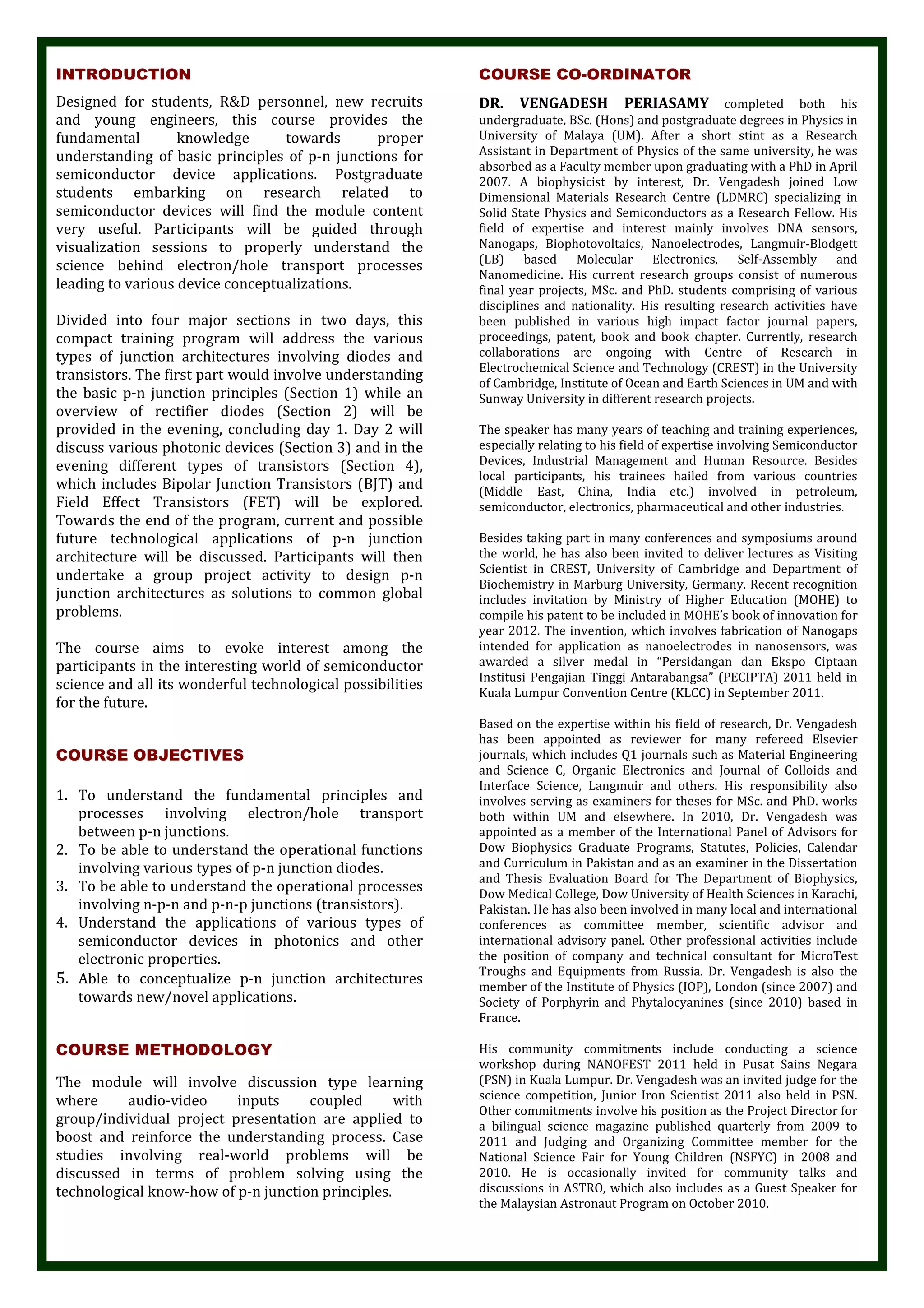 Semiconductor Devices - A Comprehensive Guide February 2013 | PDF