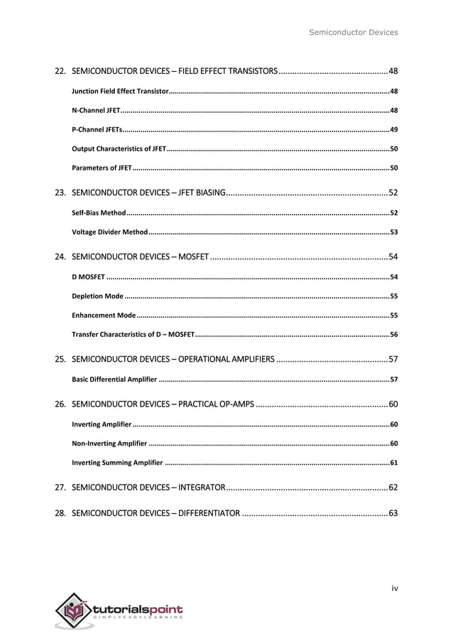 Semiconductor devices tutorial | PDF