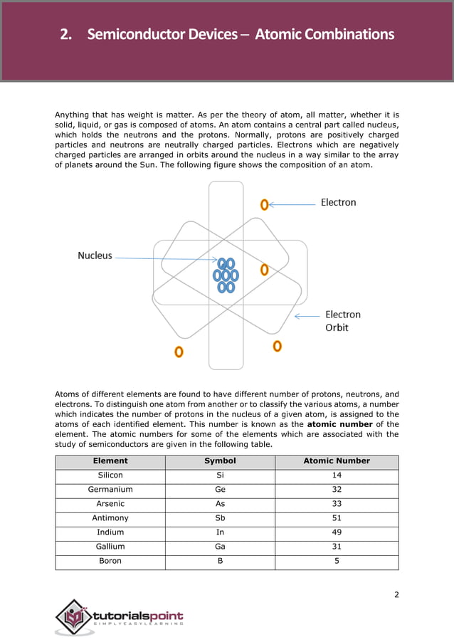 Semiconductor devices tutorial | PDF