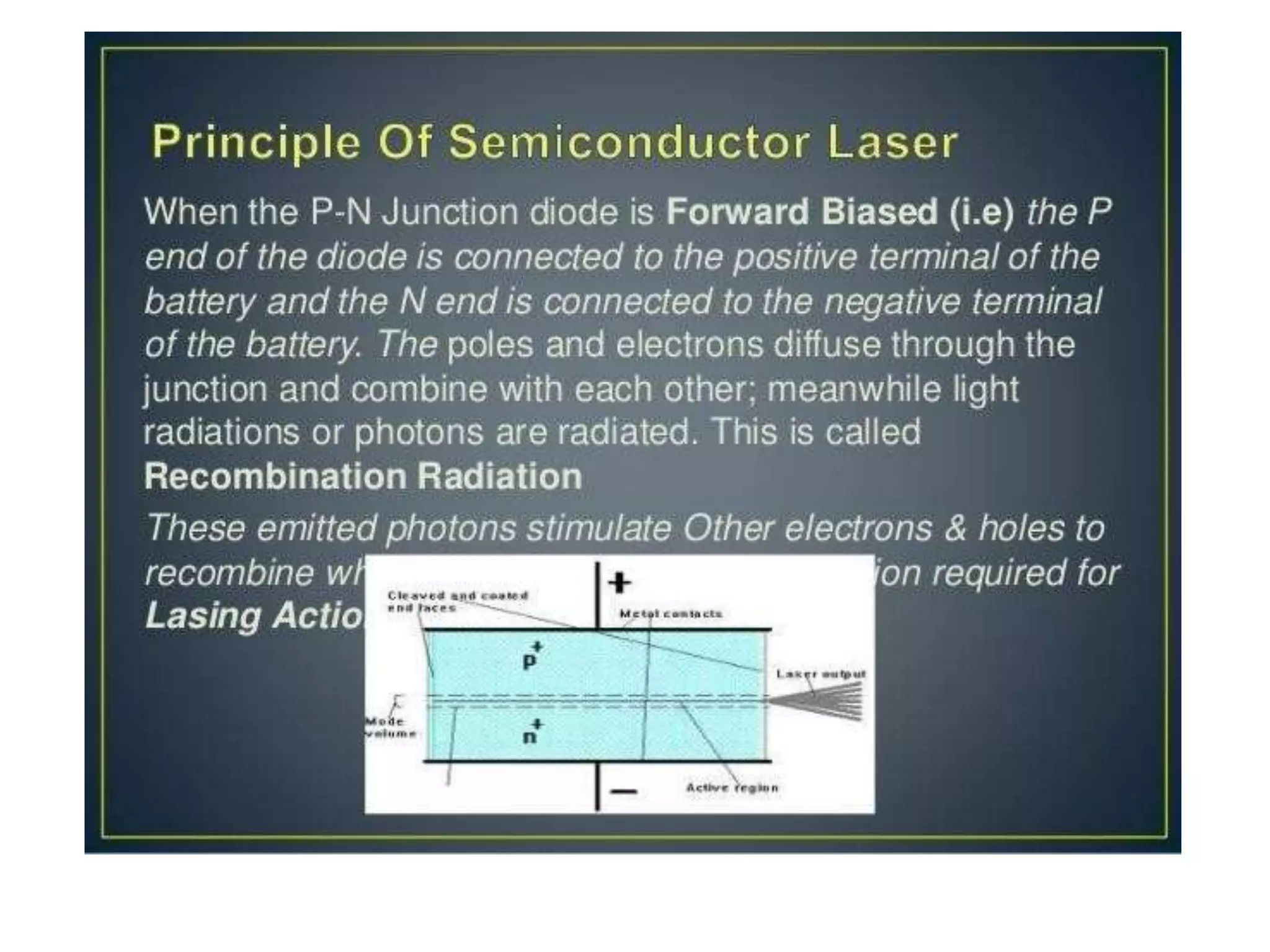 semiconductor diode laser.pptx | Chemistry | Science