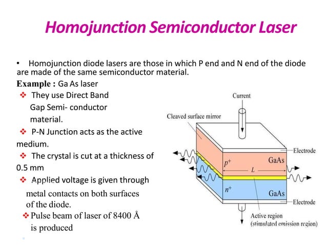 semiconductor diode laser.pptx | Chemistry | Science