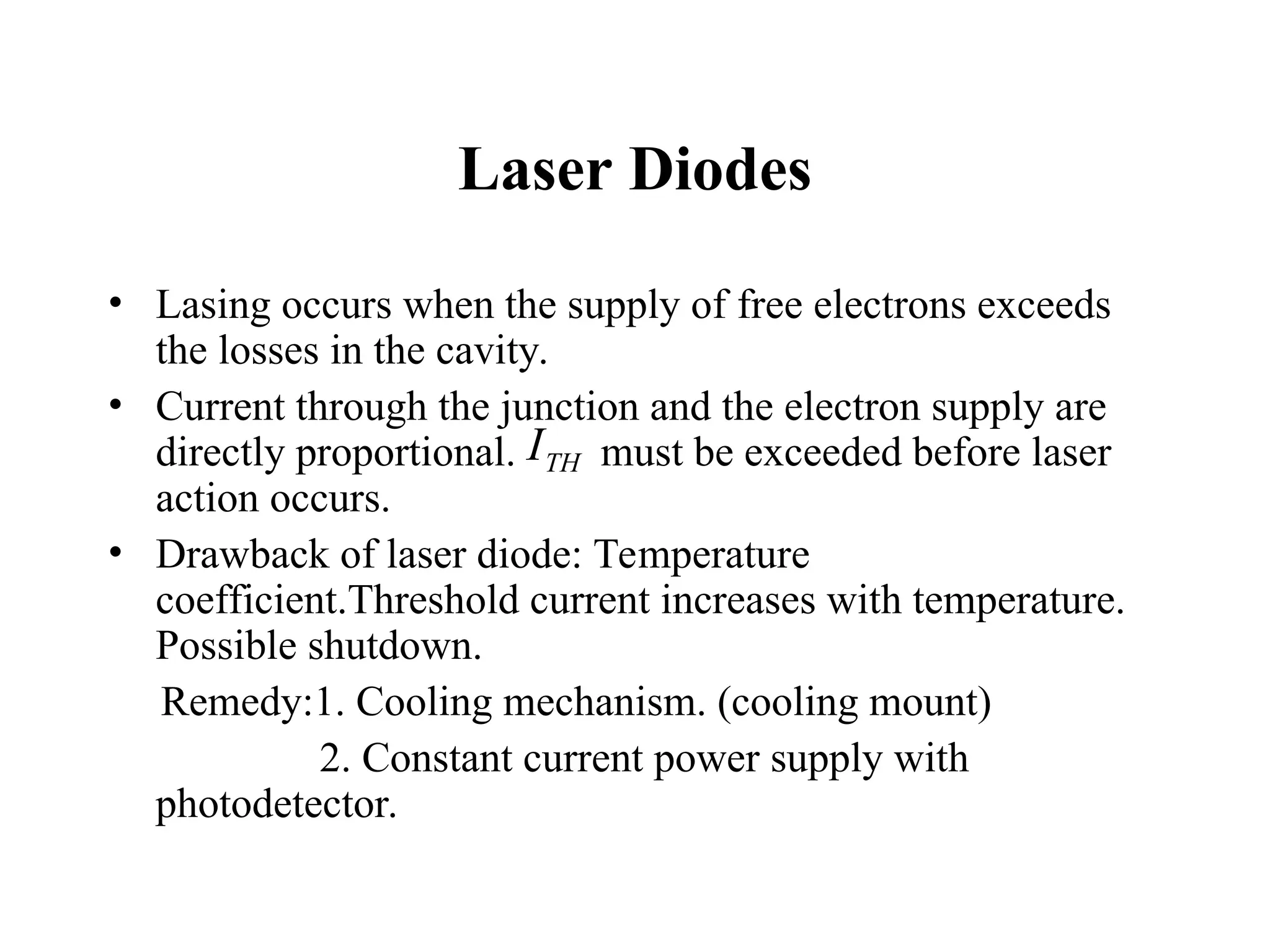semiconductor diode laser electronics msc physics.ppt