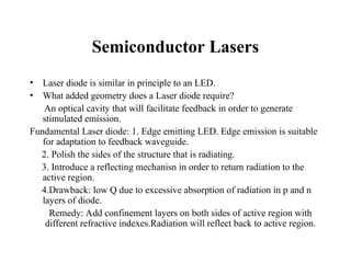 semiconductor diode laser electronics msc physics.ppt