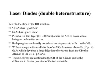 semiconductor diode laser electronics msc physics.ppt