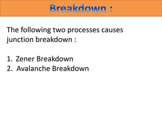 Semiconductor diodes | PPT