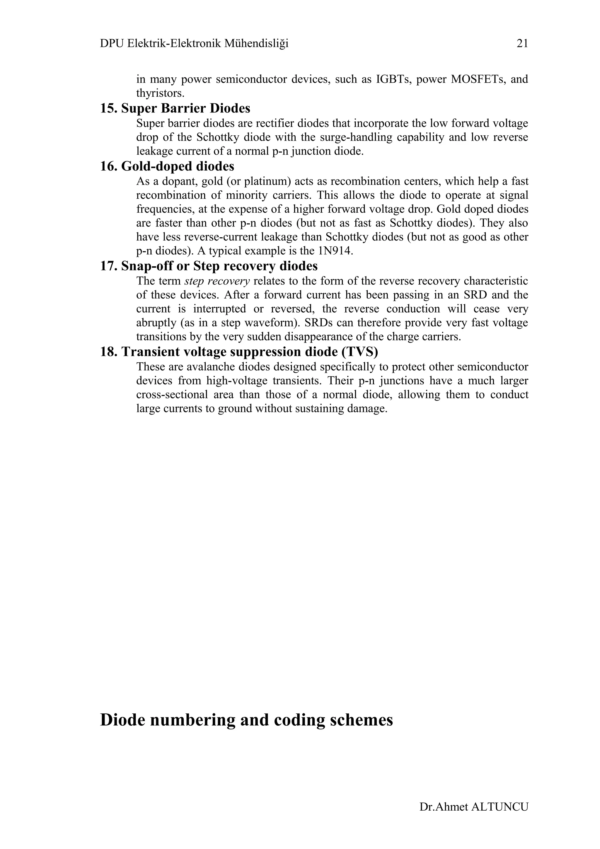 Semiconductor diodes | DOC