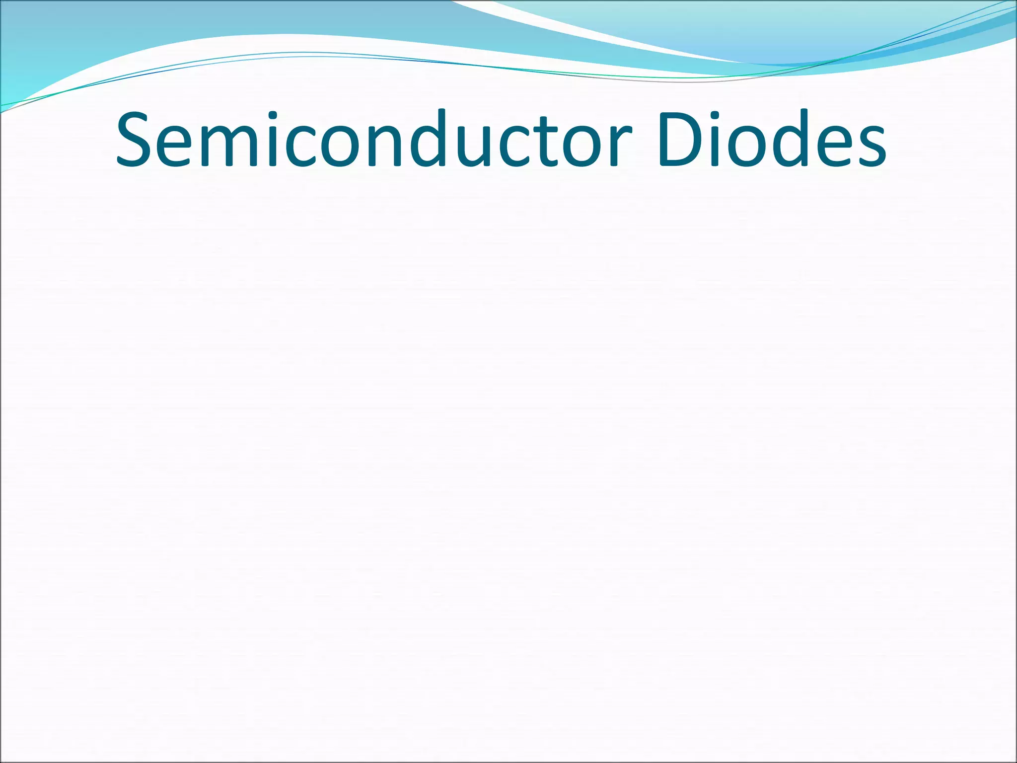Semiconductor diodes | PPT