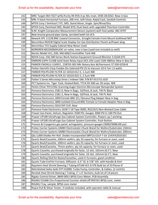 Semiconductor equipment and parts at san jose ca usa may 2020 | PDF