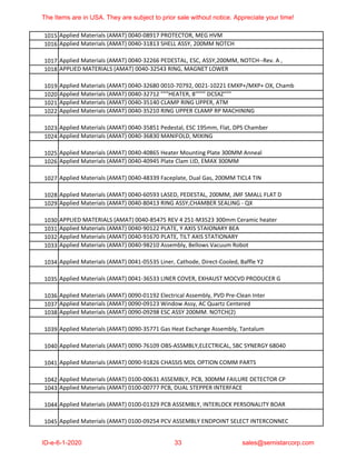 Semiconductor Equipment and Spare Parts 2 | PDF