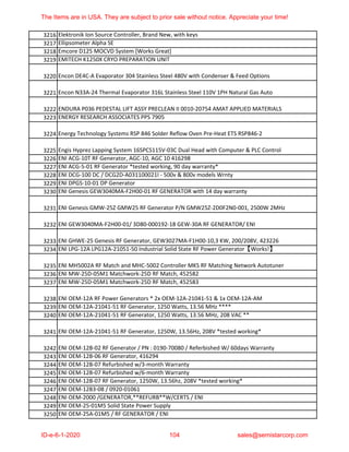 Semiconductor Equipment and Spare Parts 4 | PDF