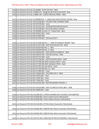 Semiconductor Equipment and Spare Parts 5 | PDF