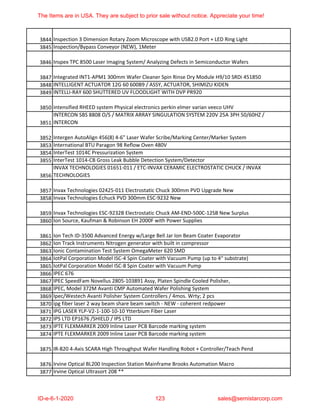 Semiconductor Equipment and Spare Parts 5 | PDF