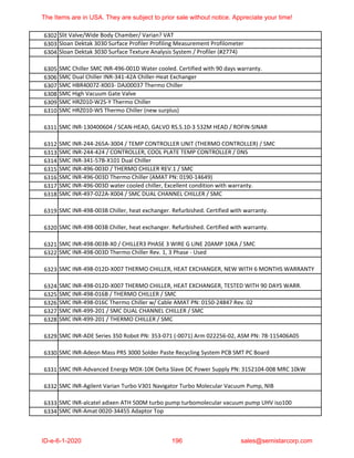 Semiconductor Equipment and Spare Parts 7 | PDF