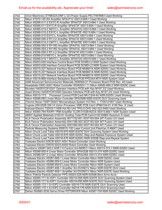 Semiconductor equipment parts may 2020 part1 | PDF