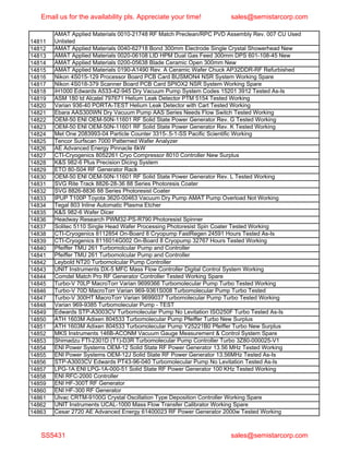 Semiconductor equipment parts may 2020 part2 | PDF