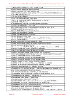 Semiconductor Equipment Spare Parts in Asia | PDF | Computer ...