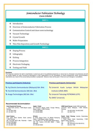 SEMICONDUCTOR FABRICATION TECHNOLOGY MAY 2014 | PDF