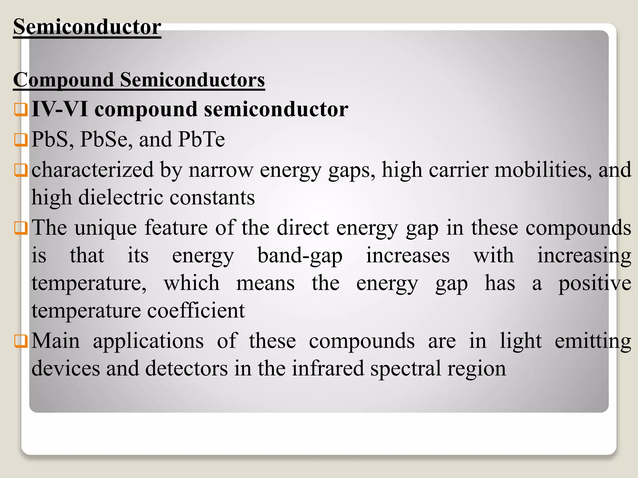 Semiconductor fundamentals | PPTX