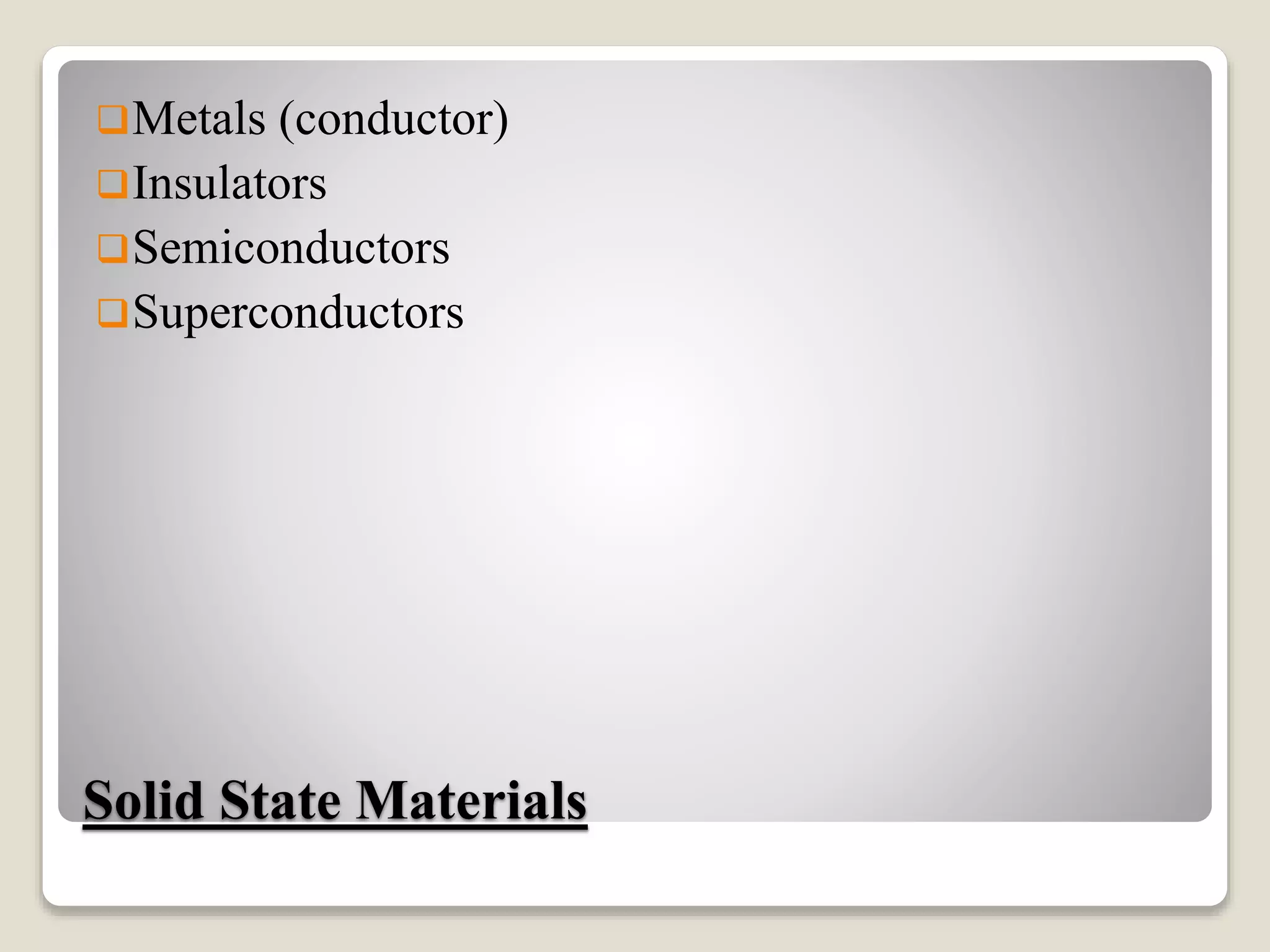 Semiconductor fundamentals | PPTX