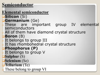 Semiconductor fundamentals | PPTX