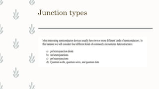 Semiconductor Heterostructures in Details | PPTX