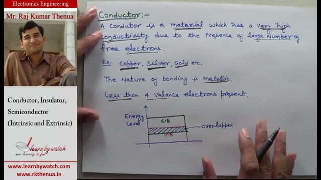 Semiconductor intrinsic and extrinsic electronics engineering | PPTX
