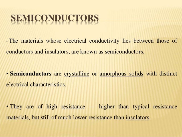 Semiconductors Examples