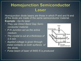 Semiconductor laser | PPTX