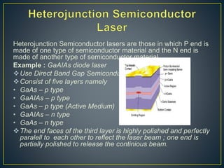 Semiconductor laser | PPTX