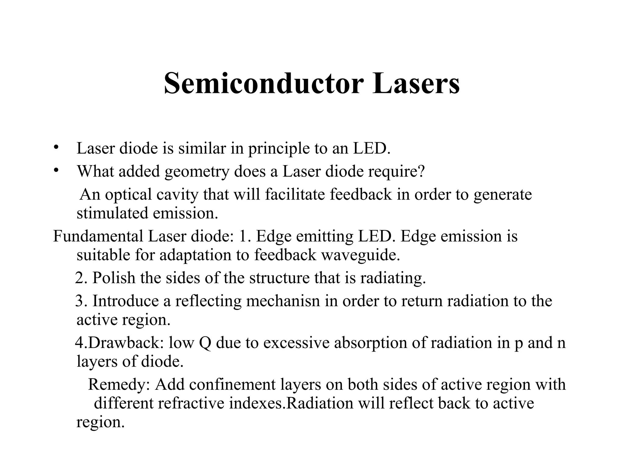 Semiconductor lasers | PPT