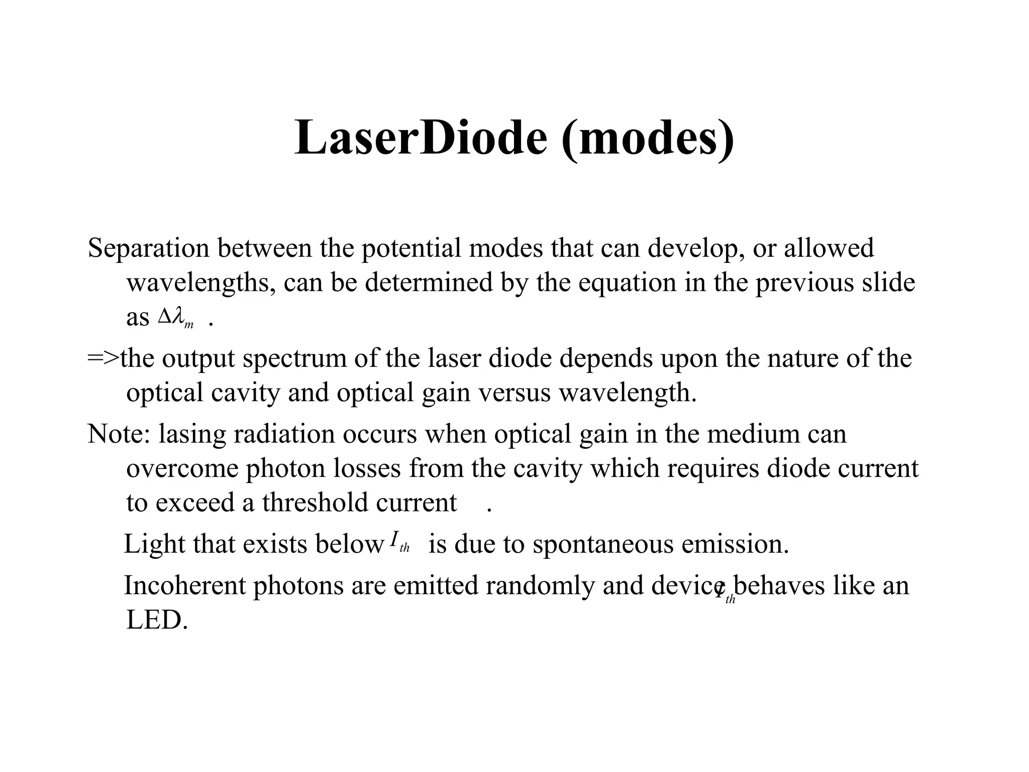 Semiconductor lasers | PPT