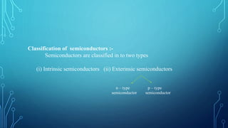 Semiconductor materials | PPTX | Chemistry | Science