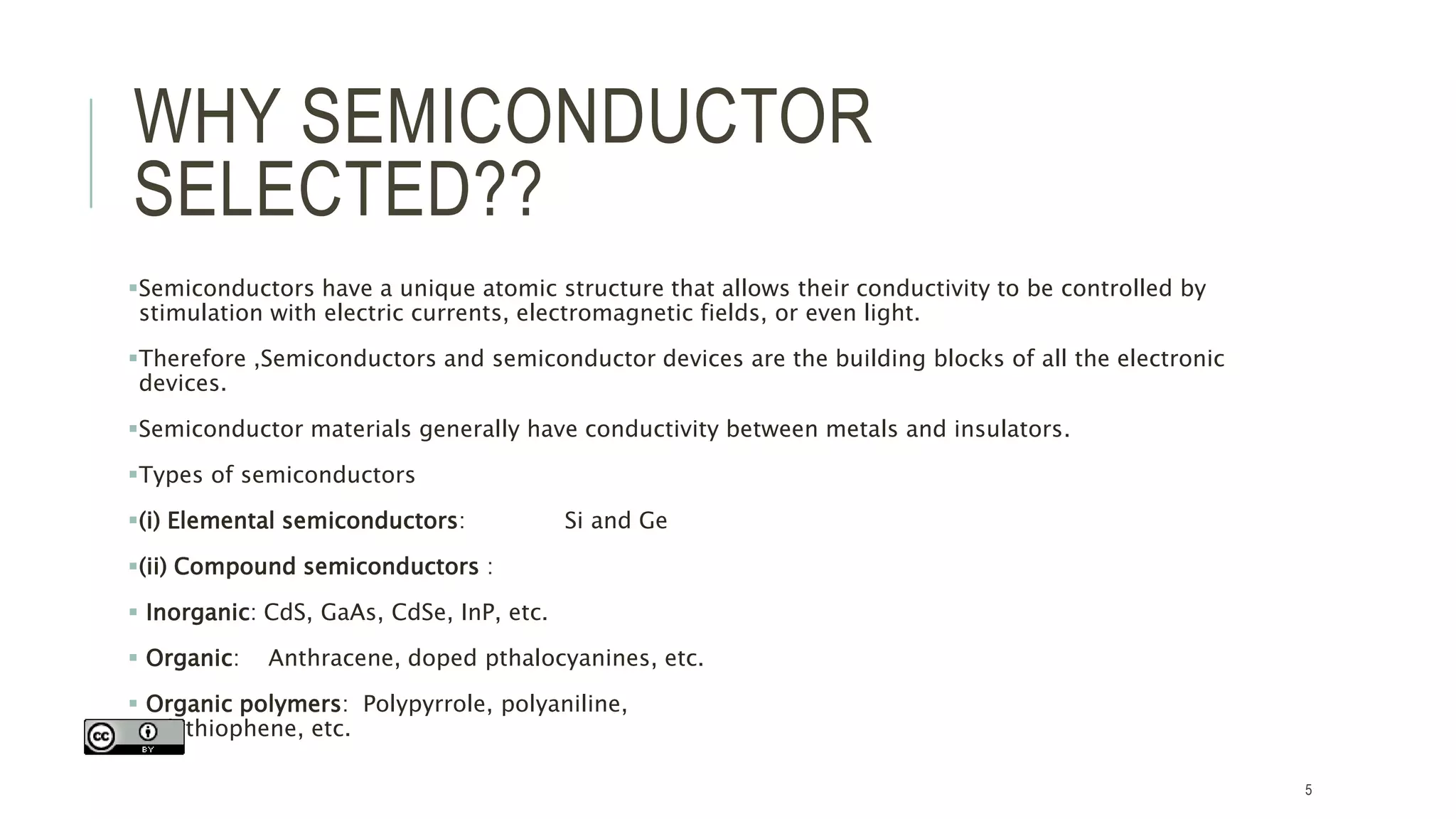 Introduction to Semiconductor Materials and devices | PPT