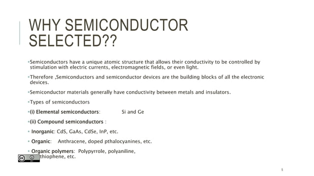 Introduction to Semiconductor Materials and devices | PPT