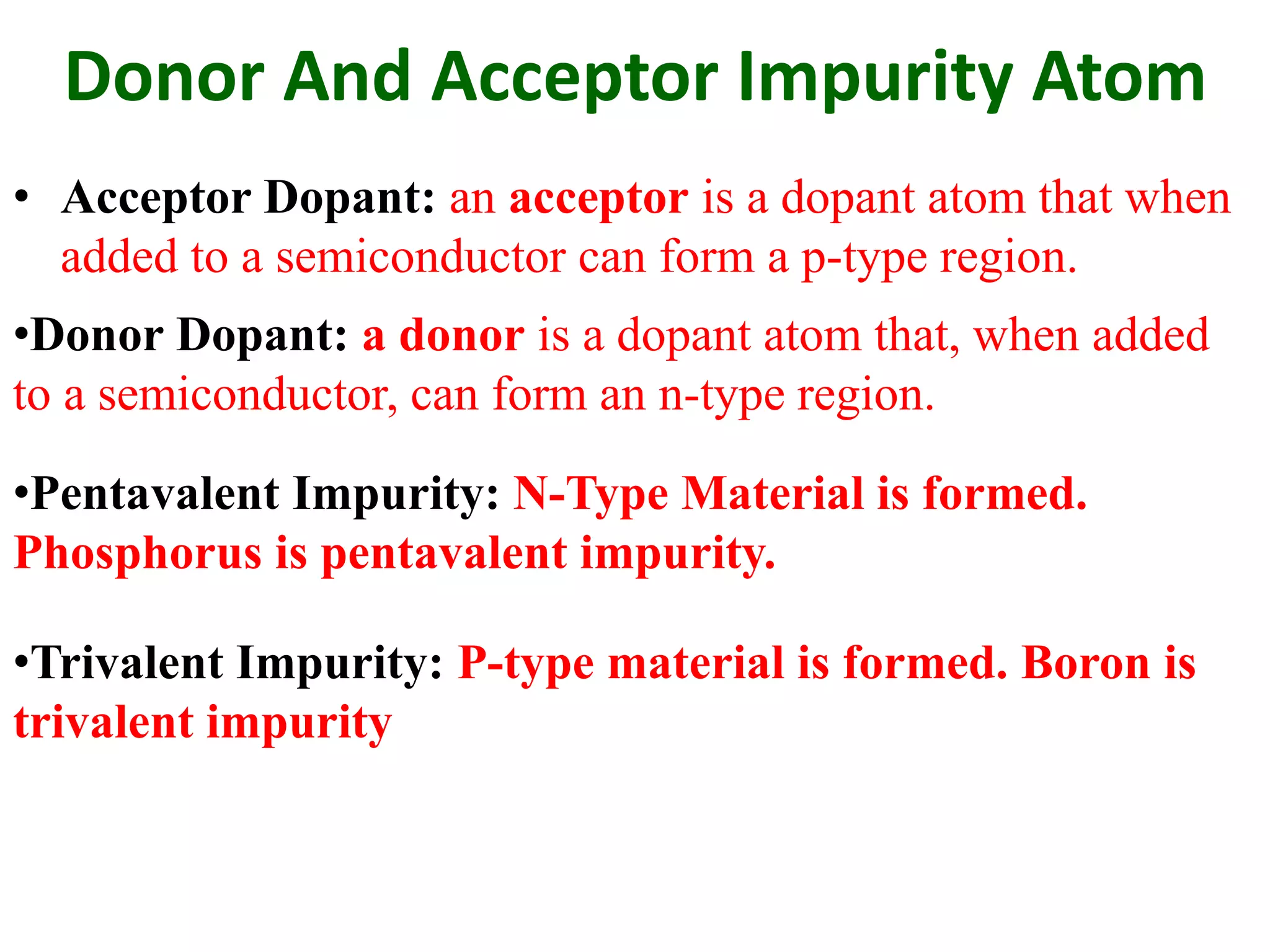 Semiconductor materials and pn junction by sarmad baloch | PPTX