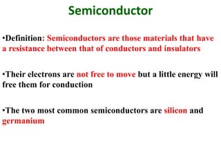 Semiconductor materials and pn junction by sarmad baloch | PPTX