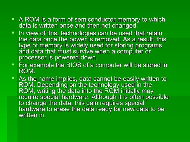 Semiconductor memories | PPT