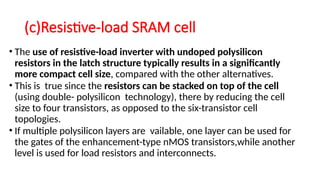 Semi Conductor Memories In Vlsi Design And Testing Pptx