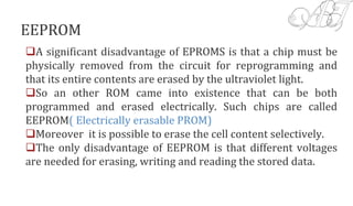Semiconductor memories and auxiliary memories | PPT