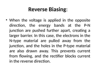 semiconductor ,n- p type semiconductor ,forward biased and reverse ...