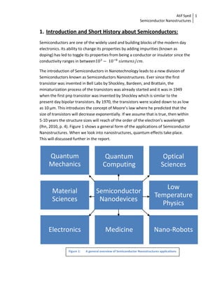 Semiconductor nanodevices | PDF