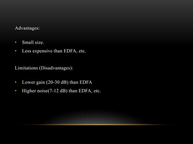 Semiconductor Optical Amplifier Soa Pptx Computer Networking Computing