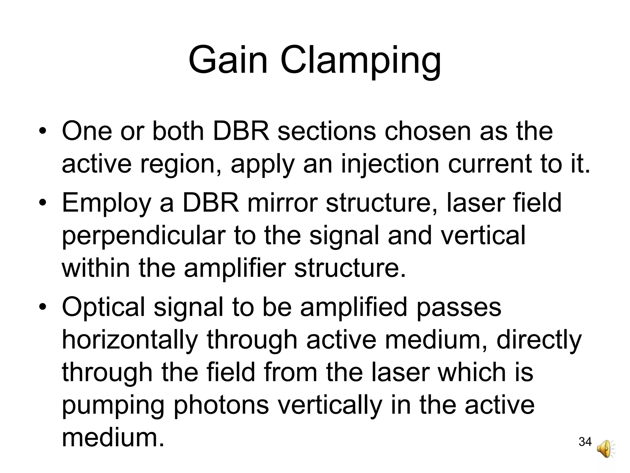 Semiconductor optical amplifiers | PPT