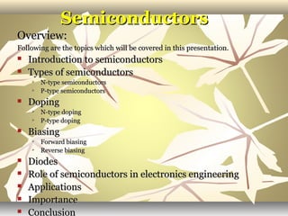Semiconductors | PPT