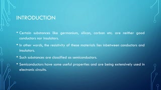 Semiconductor Physics | PPTX