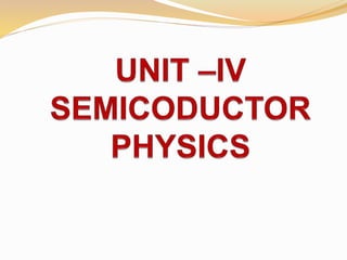 semiconductor Physics.pptx