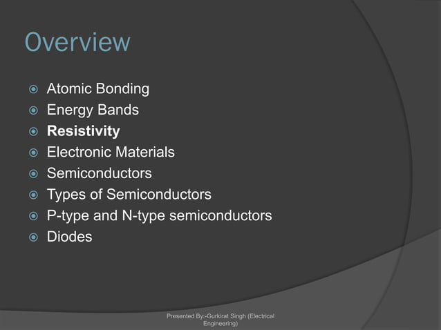 Semiconductor physics electronic devices | PPT