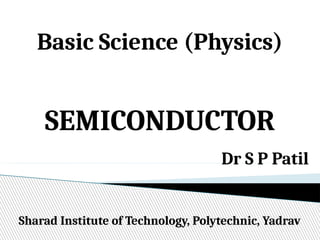Basic phenomenon of the Semiconductor.pptx