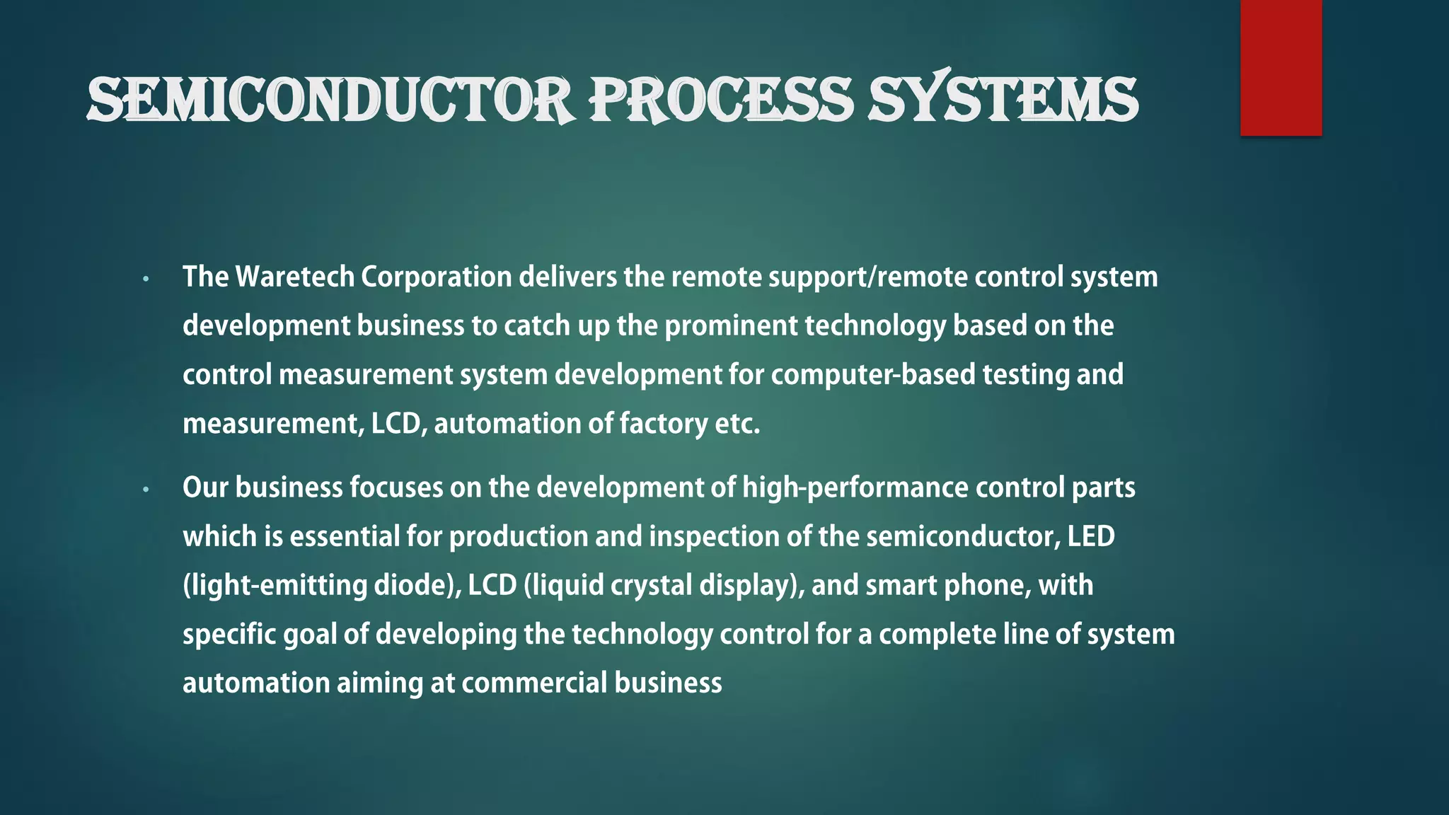 Semiconductor process systems | PDF