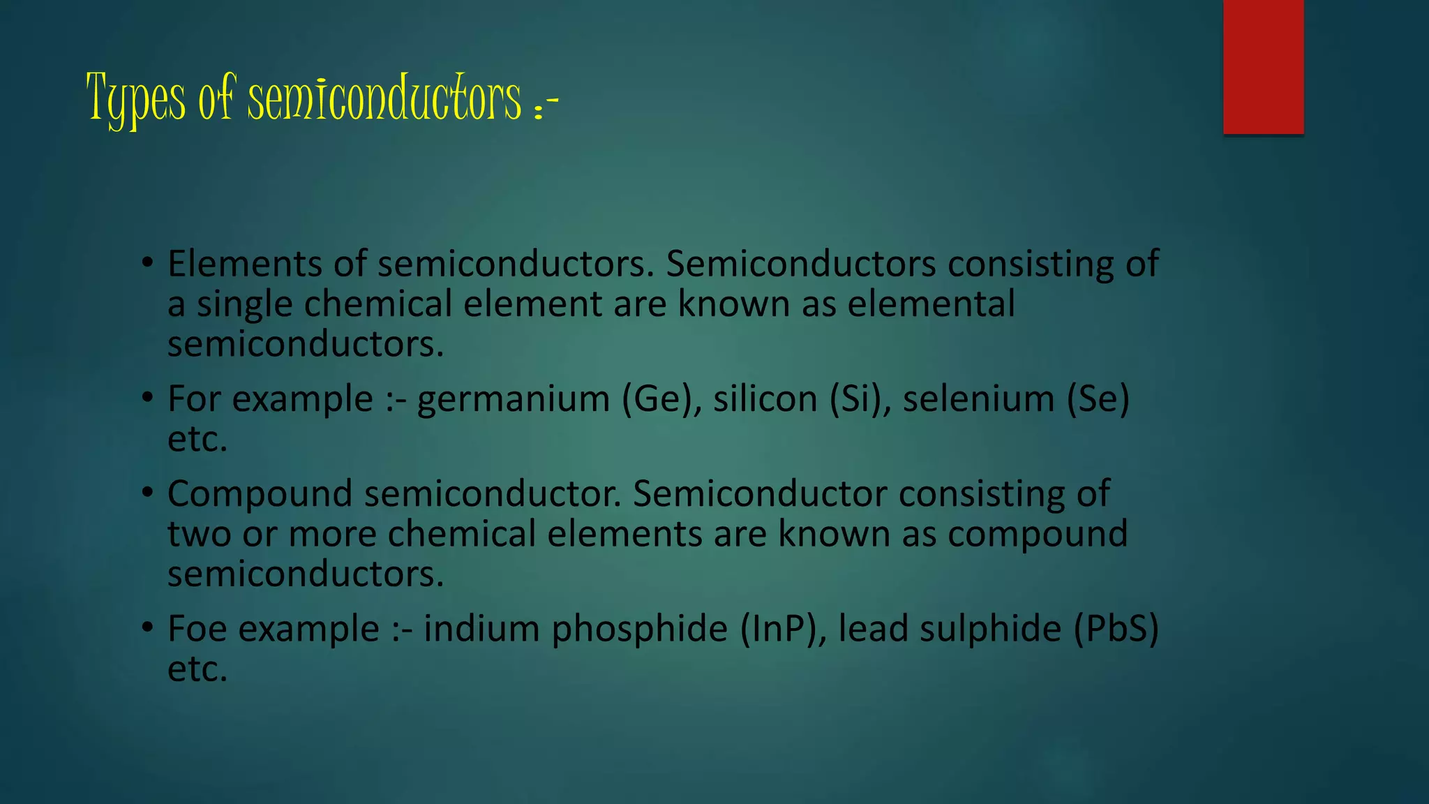 Semiconductors | PPTX